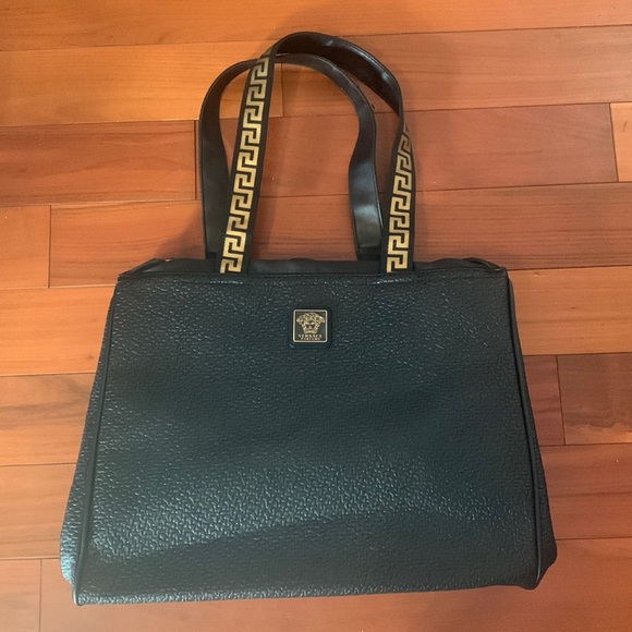 Versace | Bags | Versace Fragrance Luxury Tote Bag W Dust Bag | Poshmark